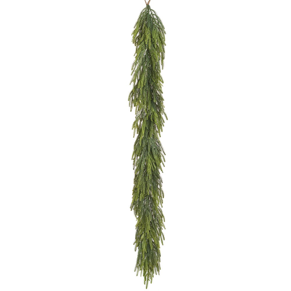 Willow Pine Garland, Green, 6ft - Silk Plant Warehouse